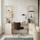 Marlowe Desk (42") & Narrow Shelf (18") Set | West Elm