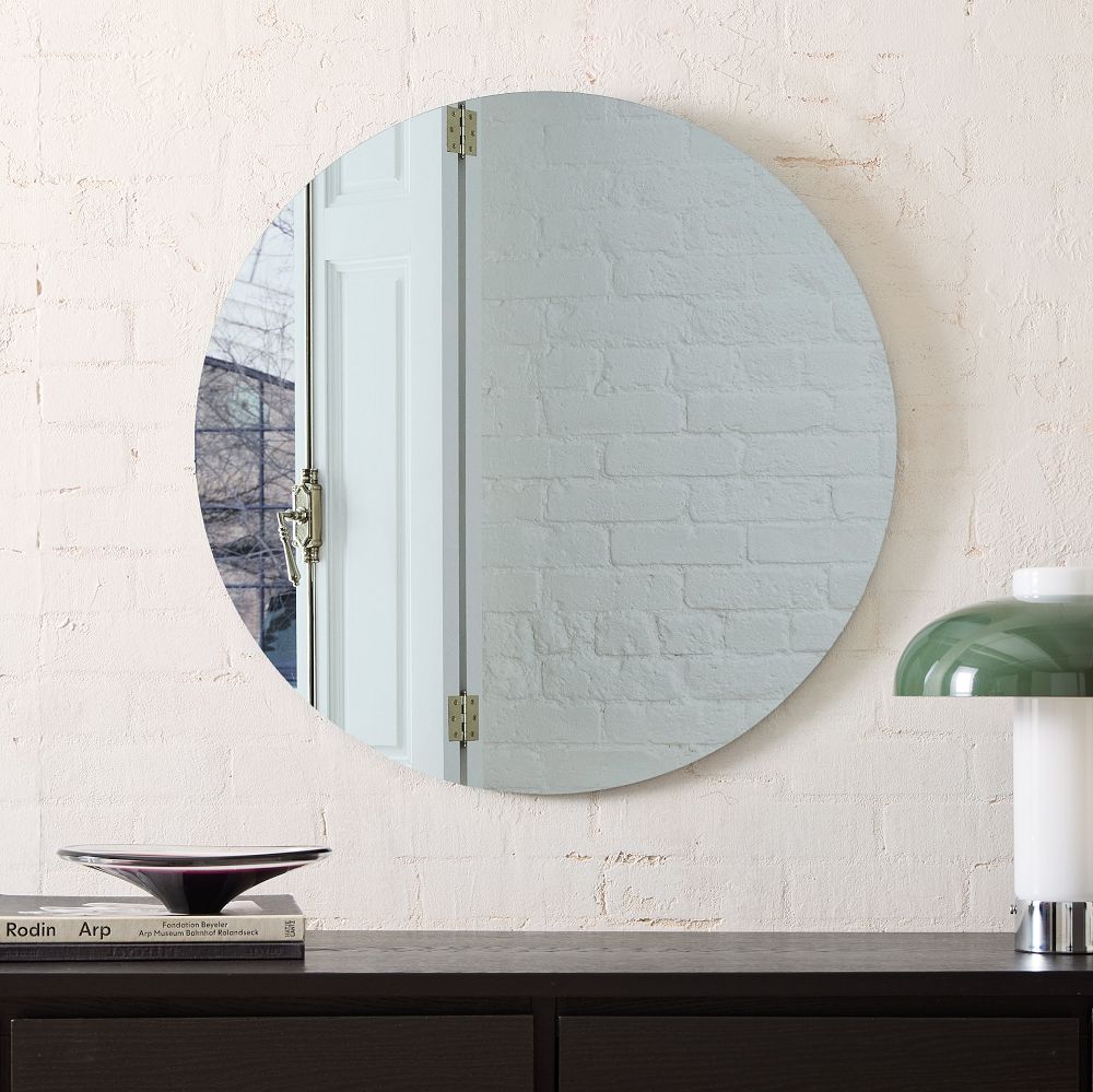 Tinted Frameless Wall Mirror | West Elm