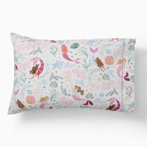 Mermaid Pillowcase Set, 100% Cotton | West Elm