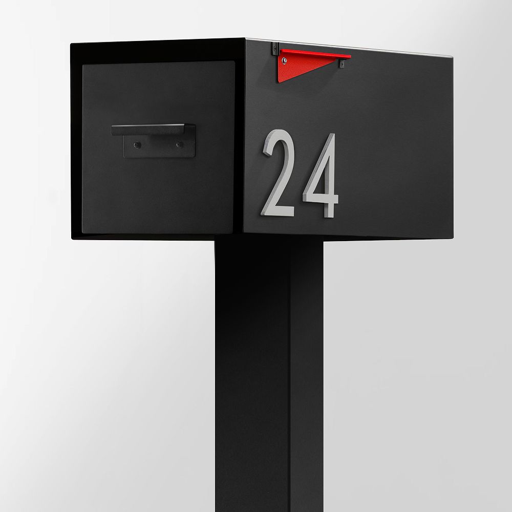 Post & Porch Malone Mailbox, Steel | West Elm