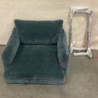 Open Box: Penn Chair - Performance Modern Chenille Slate, Black | West Elm