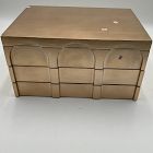 Open Box: Modern Shaped Jewelry Boxes, Grand 7.5"H - Champagne | West Elm