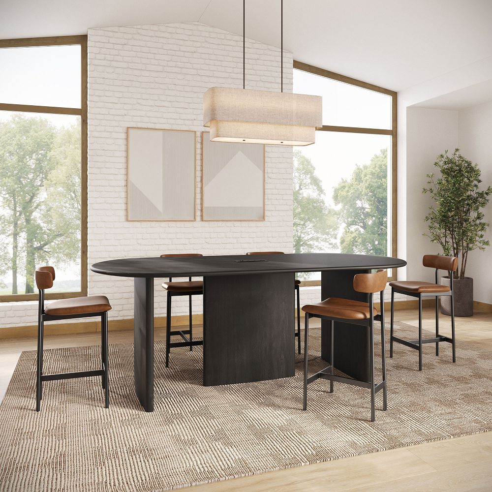 Farrow Counter Height Elliptical Communal Table | West Elm