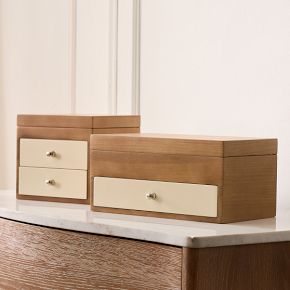 Two-Tone Wood Jewelry Boxes | West Elm