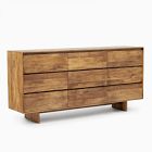 Anton Solid Wood 9-Drawer Dresser 76" | West Elm