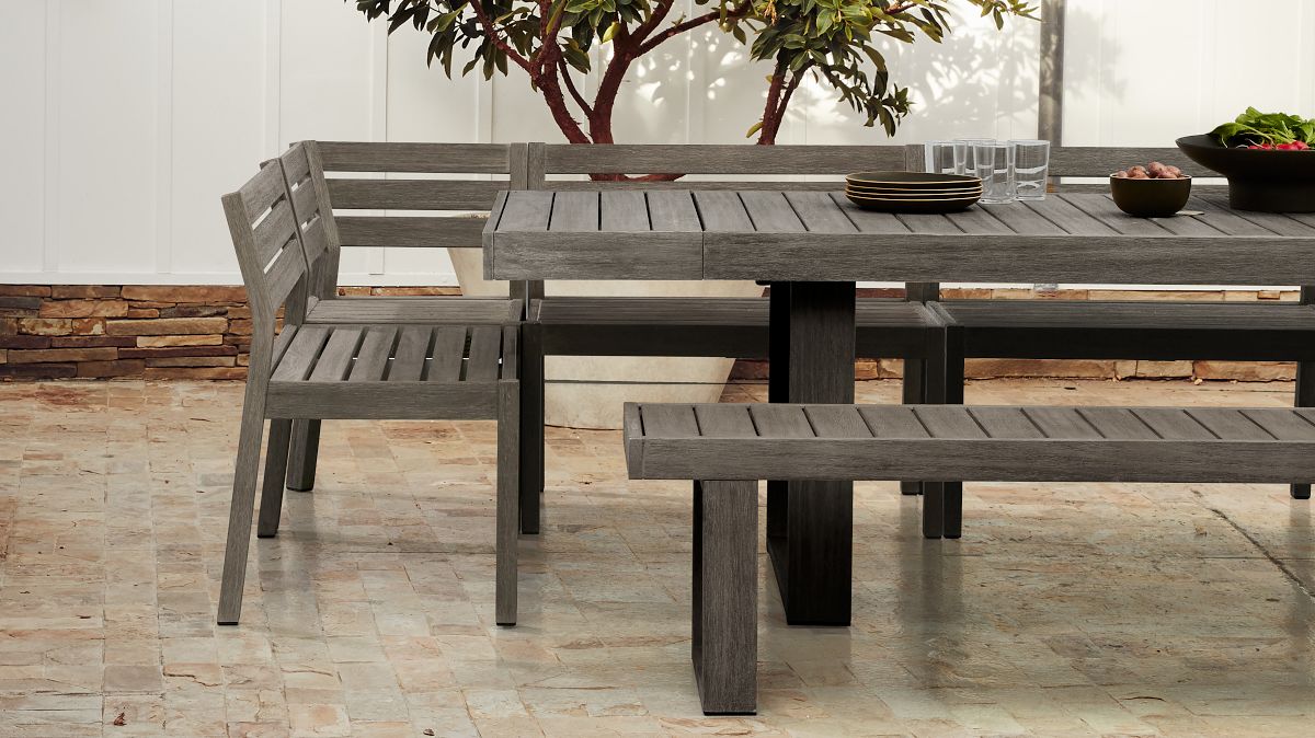 West elm portside bench store
