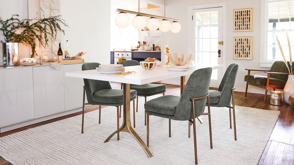 Avery Wishbone Dining Table Stylish Elegant West Elm