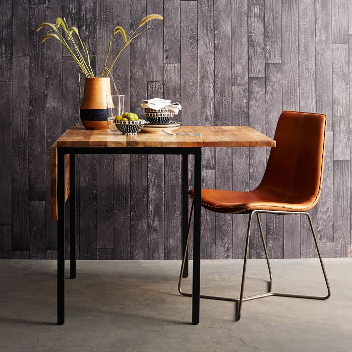 West elm slope leather dining chair store