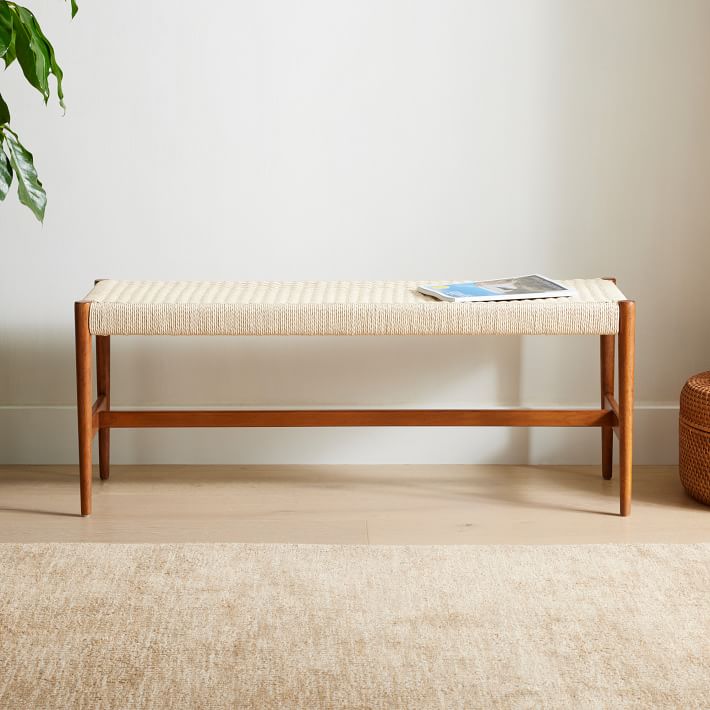 West elm dining bench store