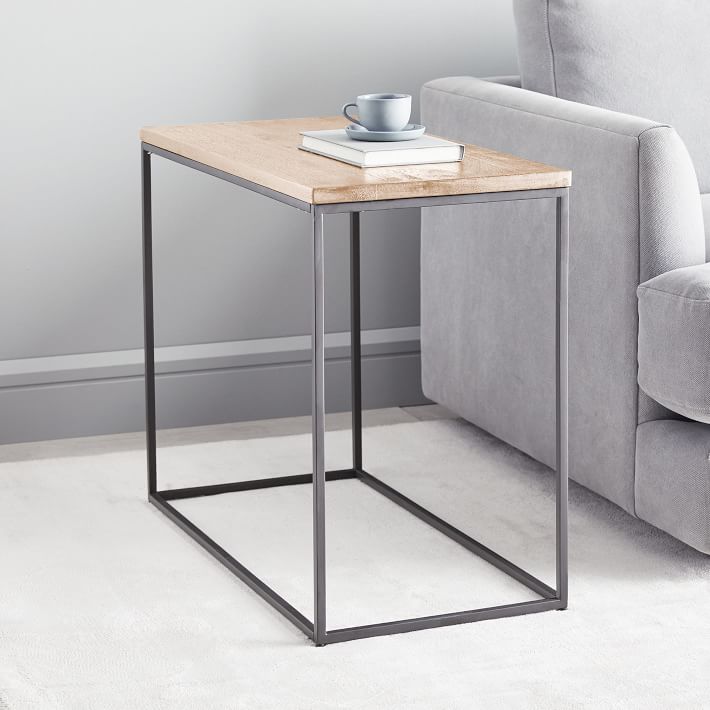 Streamline Side Table 28 Wood West Elm