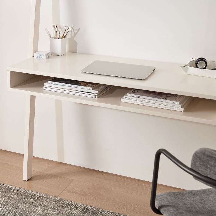 Ladder Shelf Desk Stylish Functional Storage West Elm