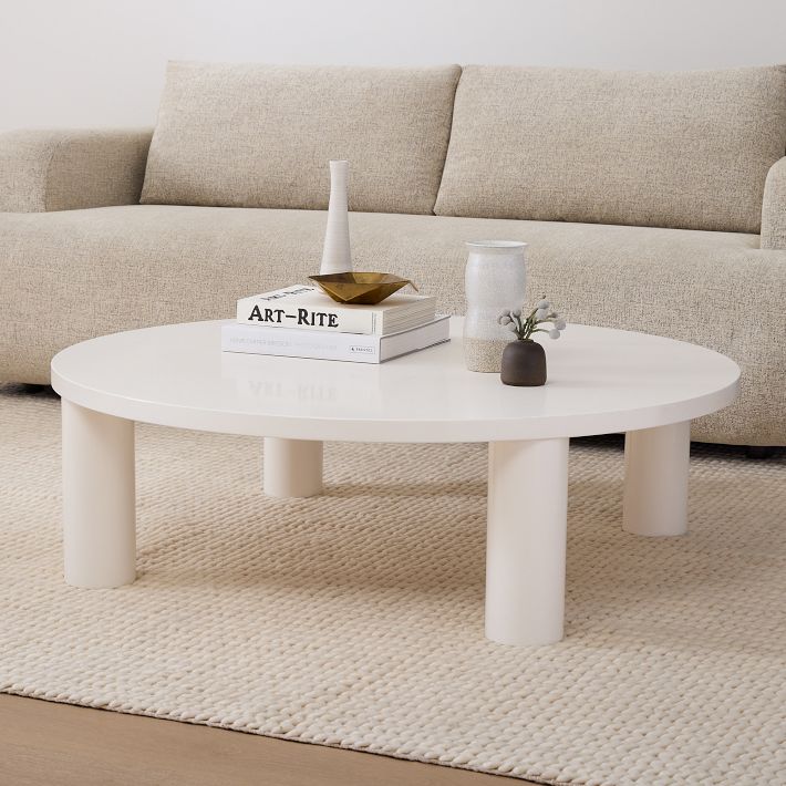 Hazel Round Coffee Table 44 West Elm