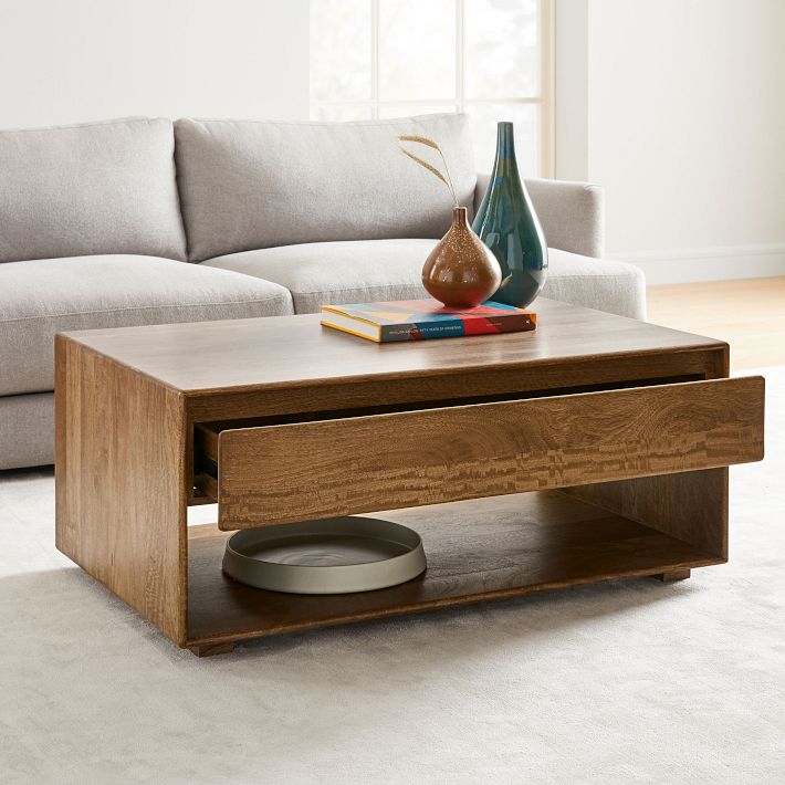 Small space coffee table with storage store
