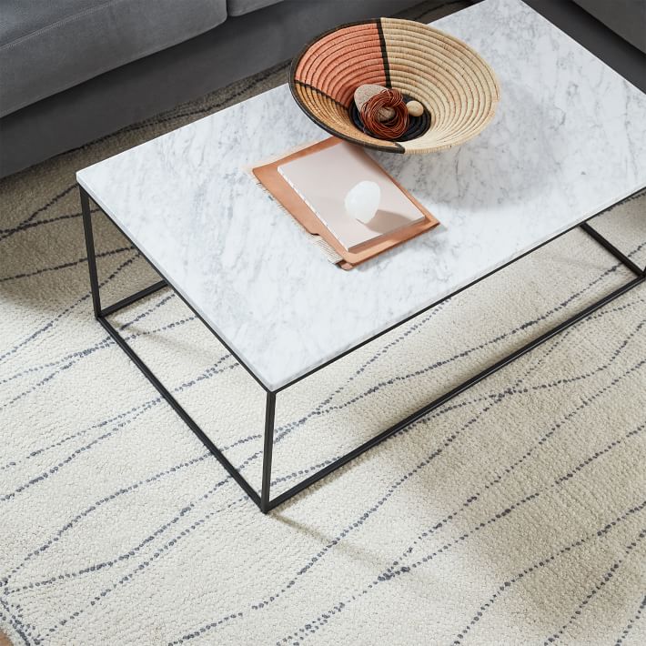 Streamline Rectangle Coffee Table Modern Living Room Furniture West Elm