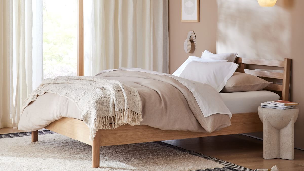 West elm bed quality store