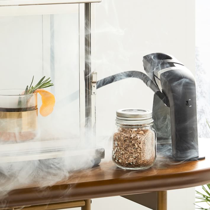 Crafthouse Glass Smoking Box w/ Smoker | West Elm