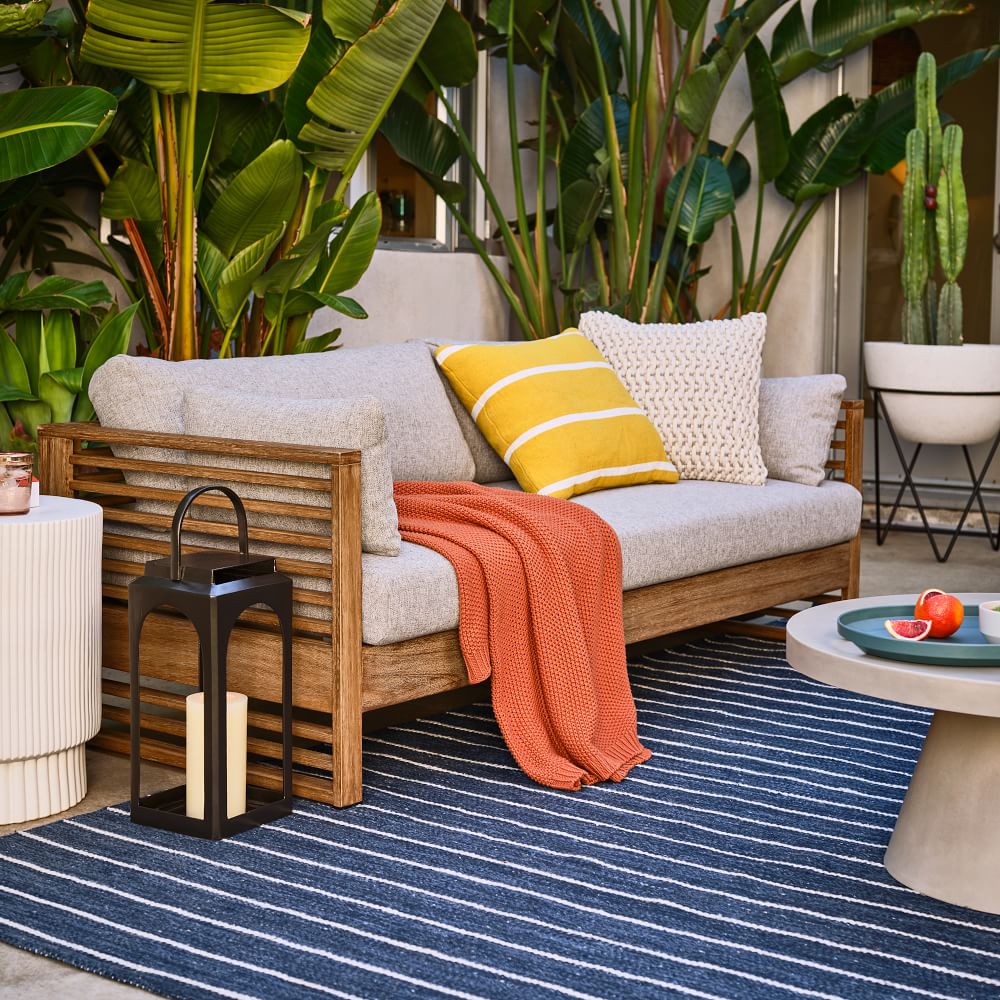 Nara Metal Outdoor Lanterns | West Elm