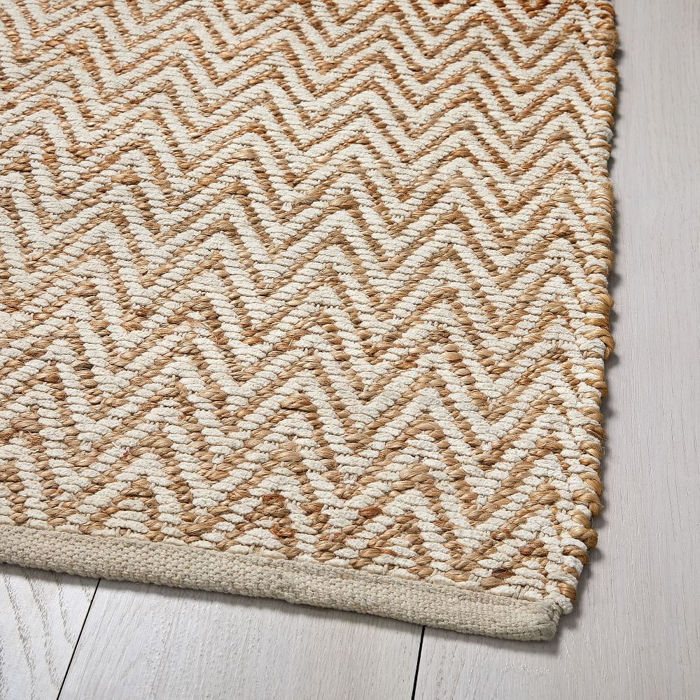 Jute Chenille Herringbone Rug | West Elm