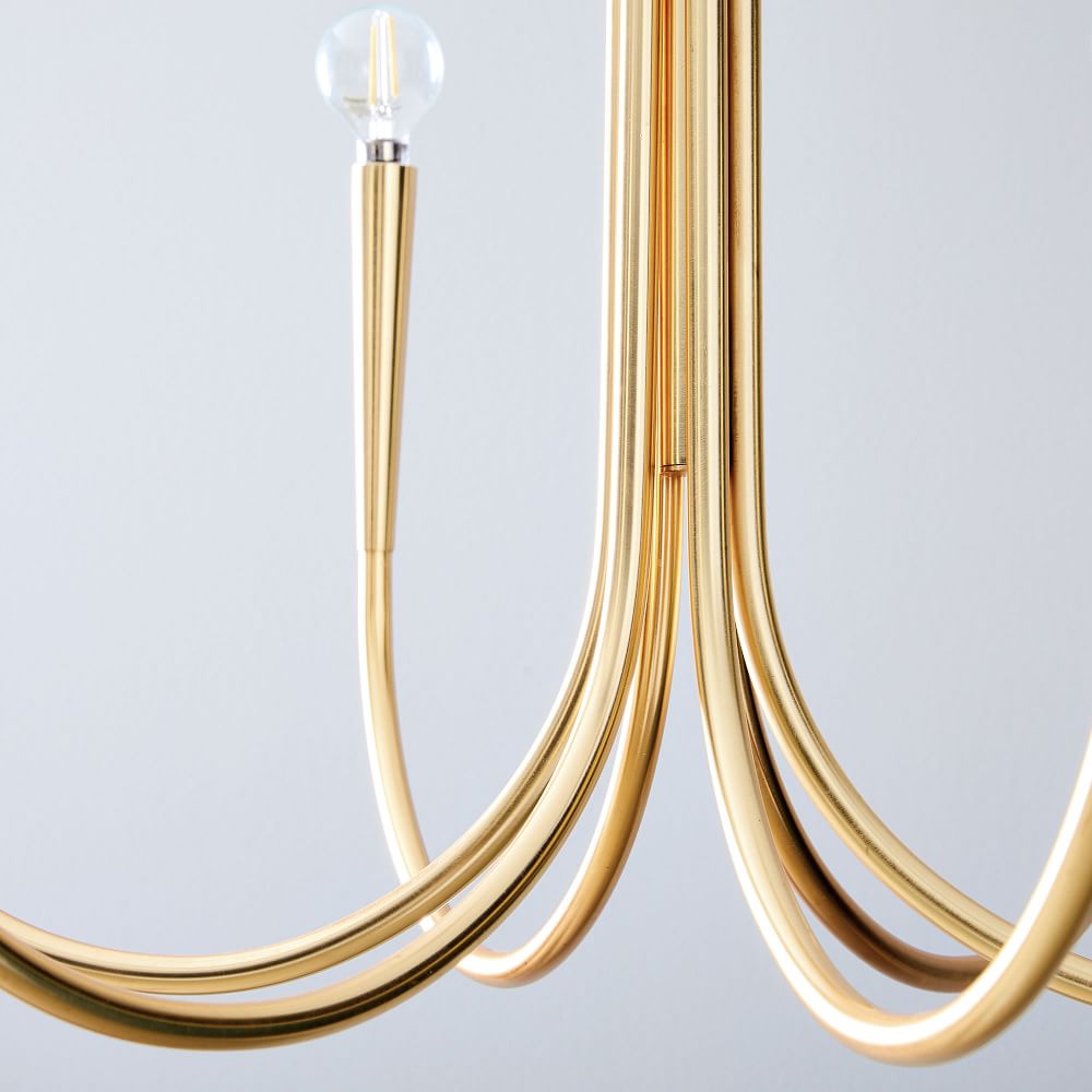 Swoop Arm Chandelier | West Elm