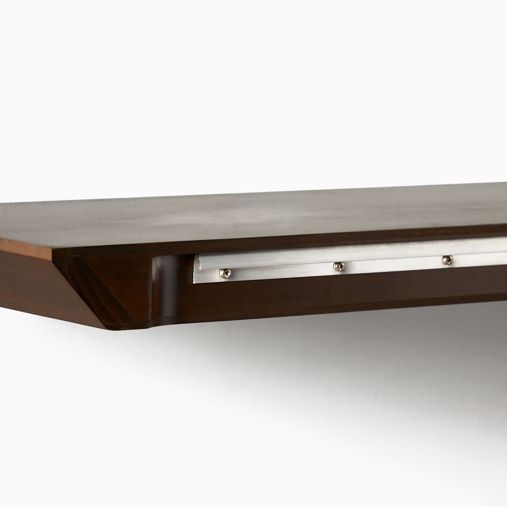 Slim Floating Wall Shelves Collection | West Elm