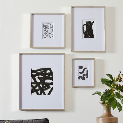 Multi-Mat Wood Gallery Frames - Walnut | West Elm
