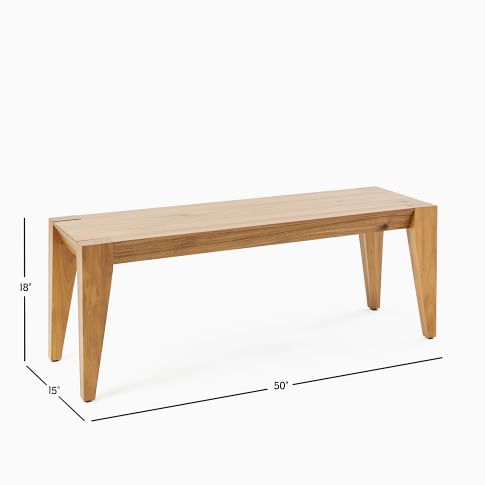 Anderson Solid Wood Dining Bench | West Elm