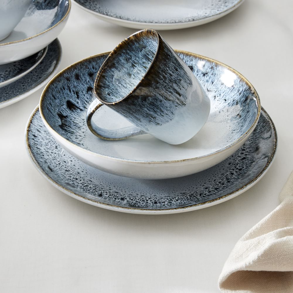 Reactive Glaze Stoneware Dinnerware (Set of 20) | West Elm