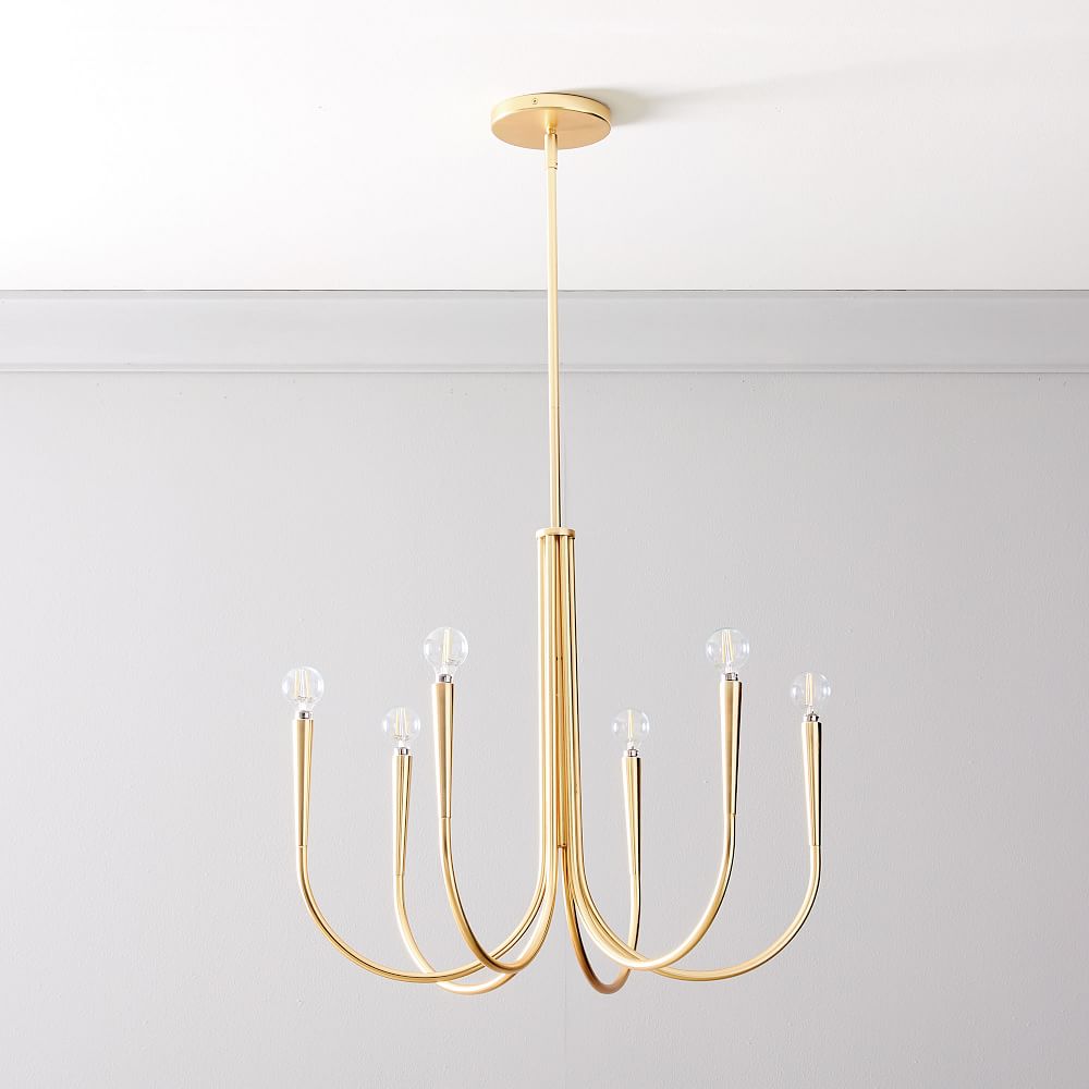 Swoop Arm Chandelier | West Elm