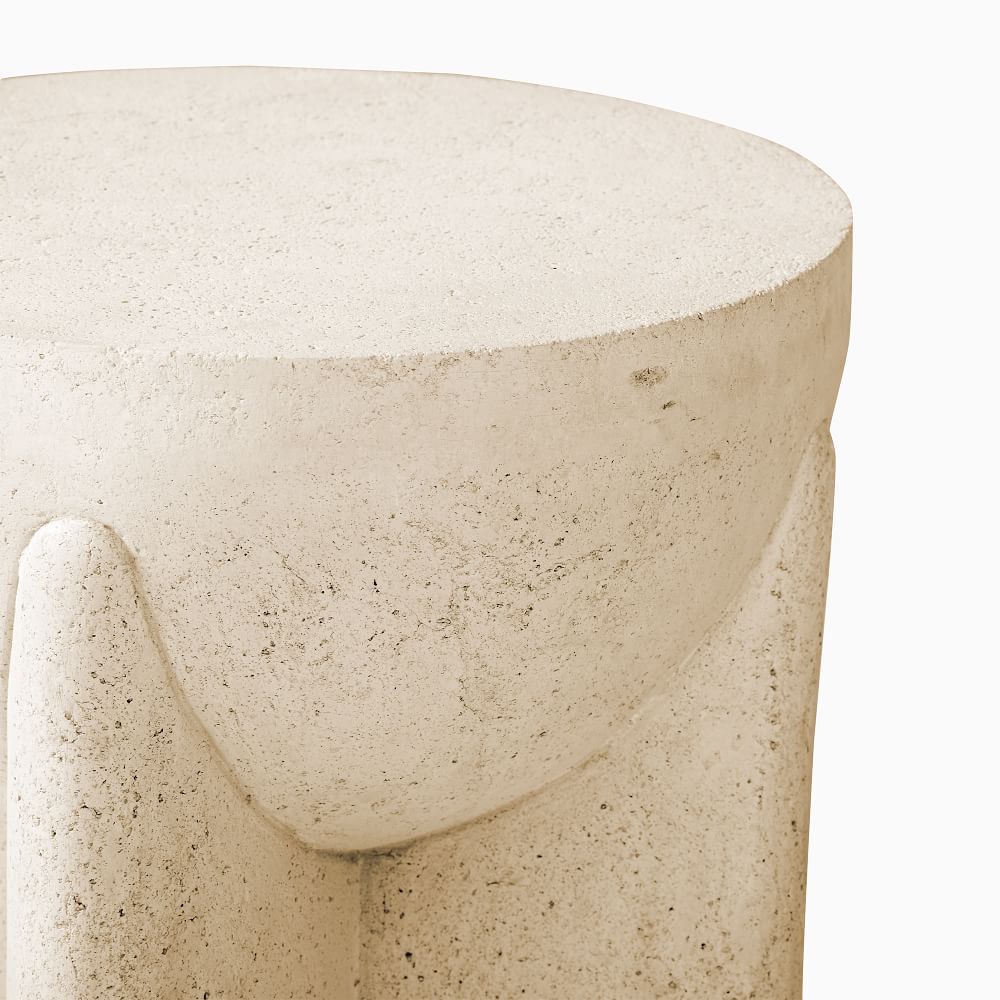 Monti Lava Stone Side Table | West Elm