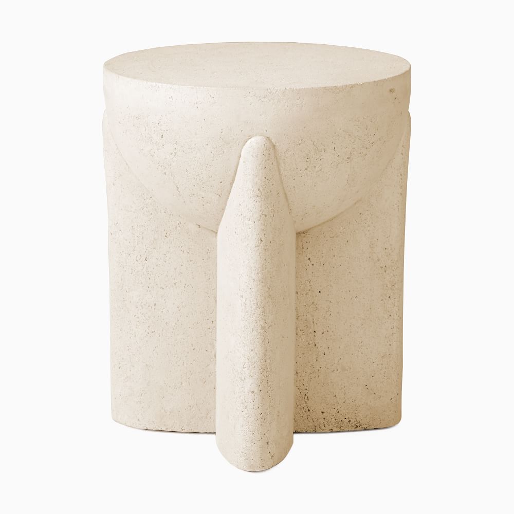 Monti Lava Stone Side Table | West Elm
