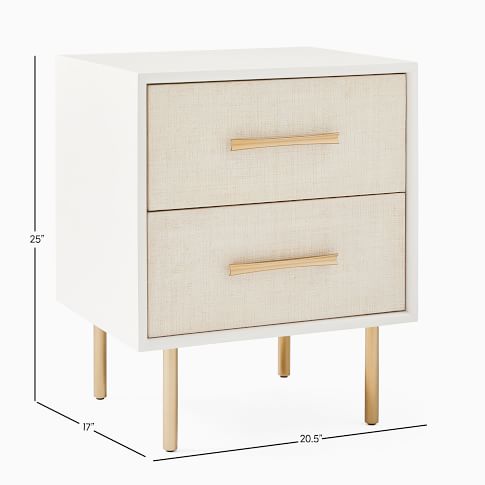 Margot Raffia Nightstand | West Elm