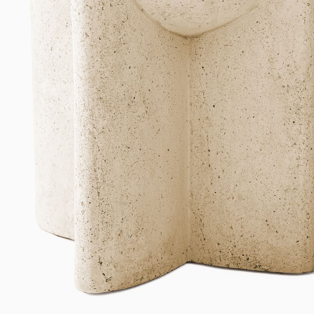Monti Lava Stone Side Table | West Elm