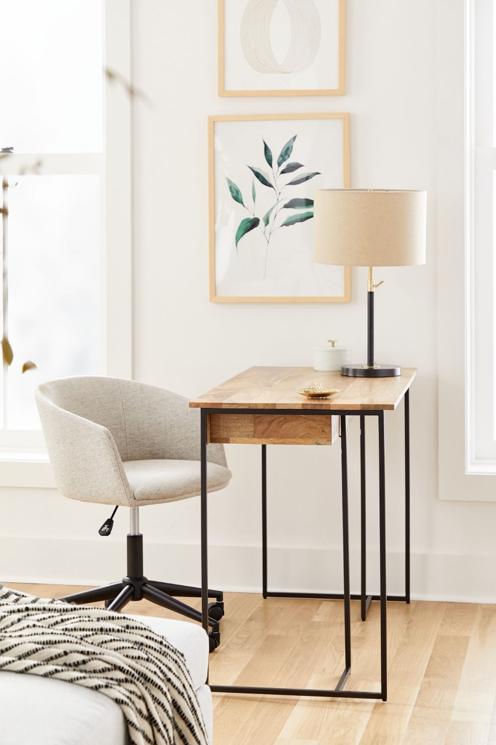 Deacon Swivel Office Chair | West Elm