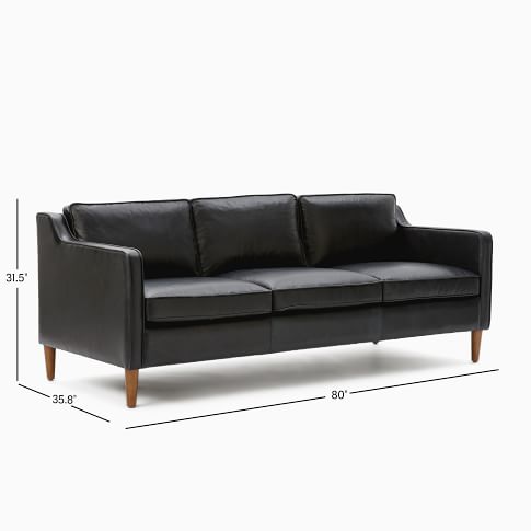 Hamilton Leather Sofa | West Elm