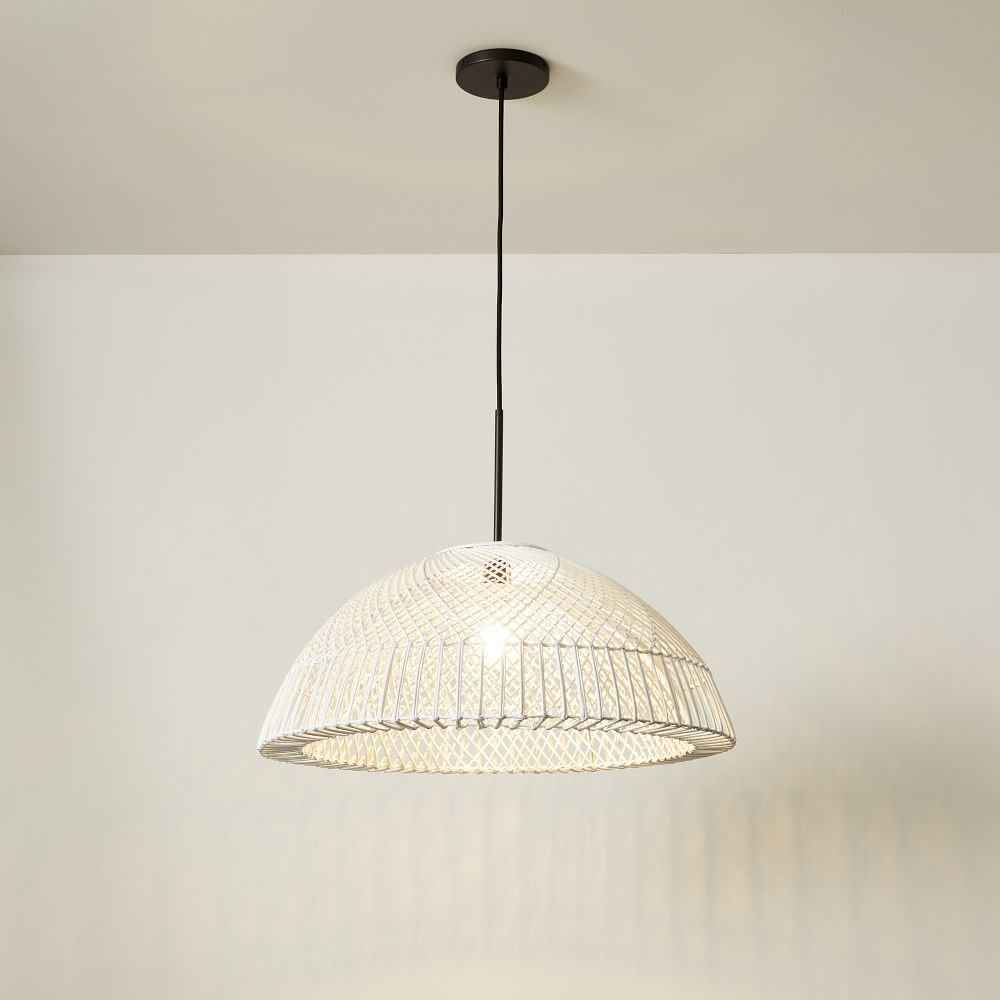 Wicker Dome Pendant | West Elm