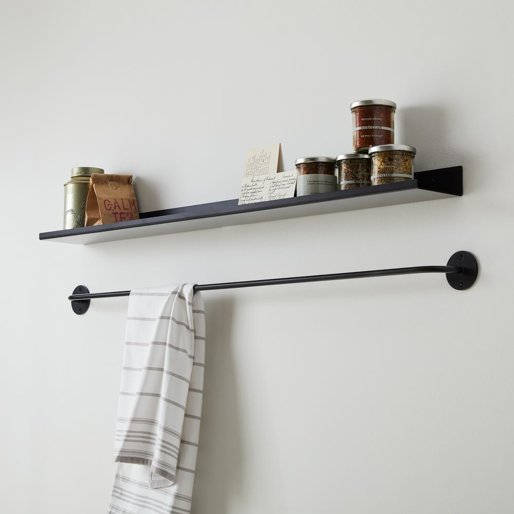 Finn Metal Shelf & Rail | West Elm