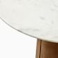 Anton Round Marble Pedestal Dining Table (44", 60") | West Elm