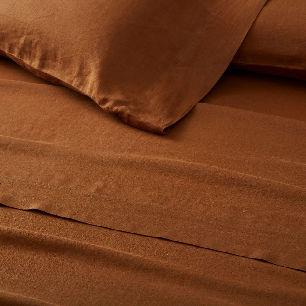 Belgian Flax Linen Sheet Set, Bed Sheets | West Elm