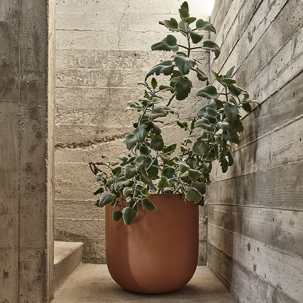 Radius Ficonstone Indoor/Outdoor Planters - Alabaster | West Elm