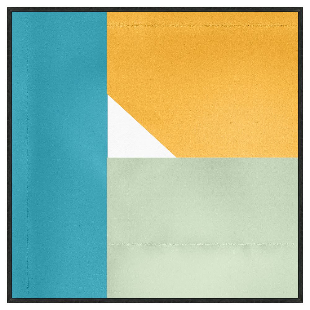 Color Block Design I Framed Wall Art | West Elm