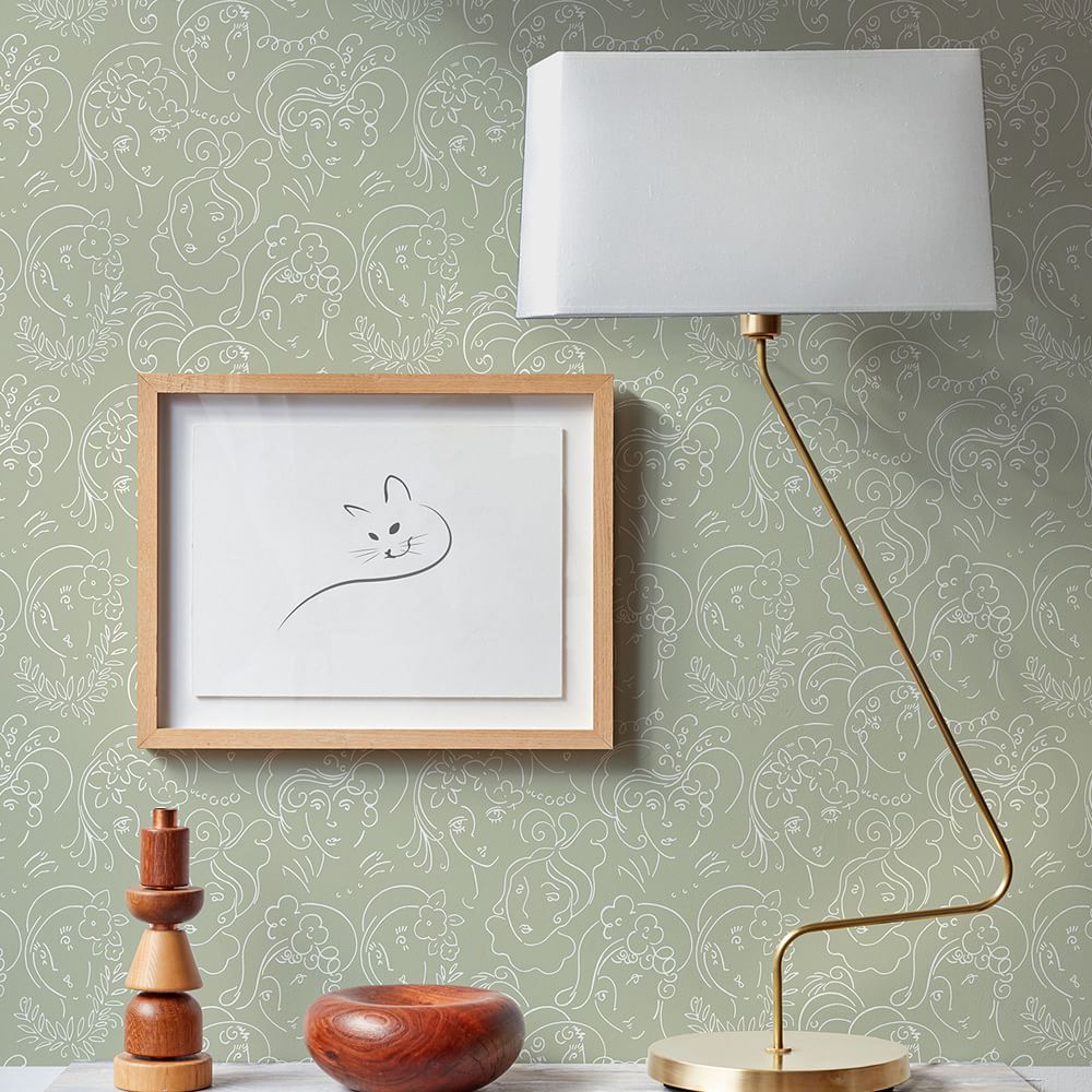Ladies Who Lunch Wallpaper | West Elm