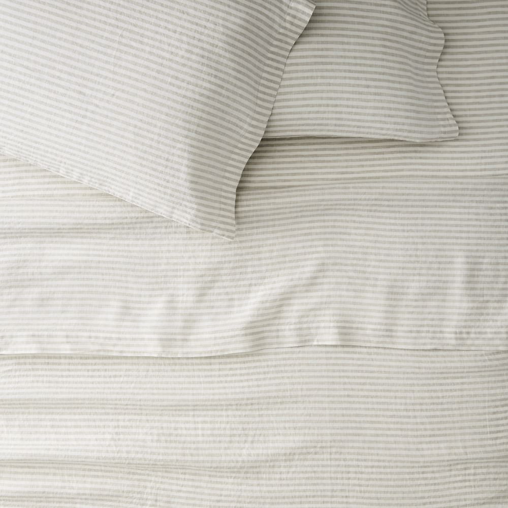 Belgian Flax Linen Sheet Set, Bed Sheets | West Elm
