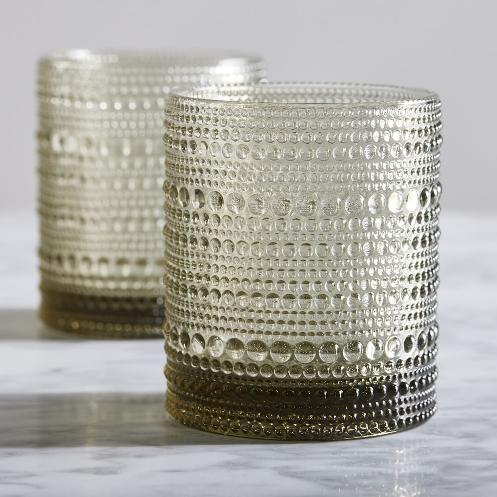 Jupiter Beaded Drinking Glasses (Set of 6) | West Elm