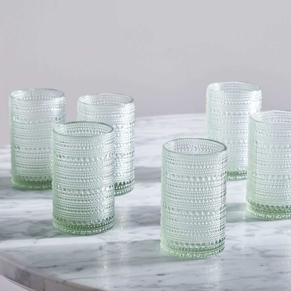 Jupiter Beaded Drinking Glasses (Set of 6) | West Elm