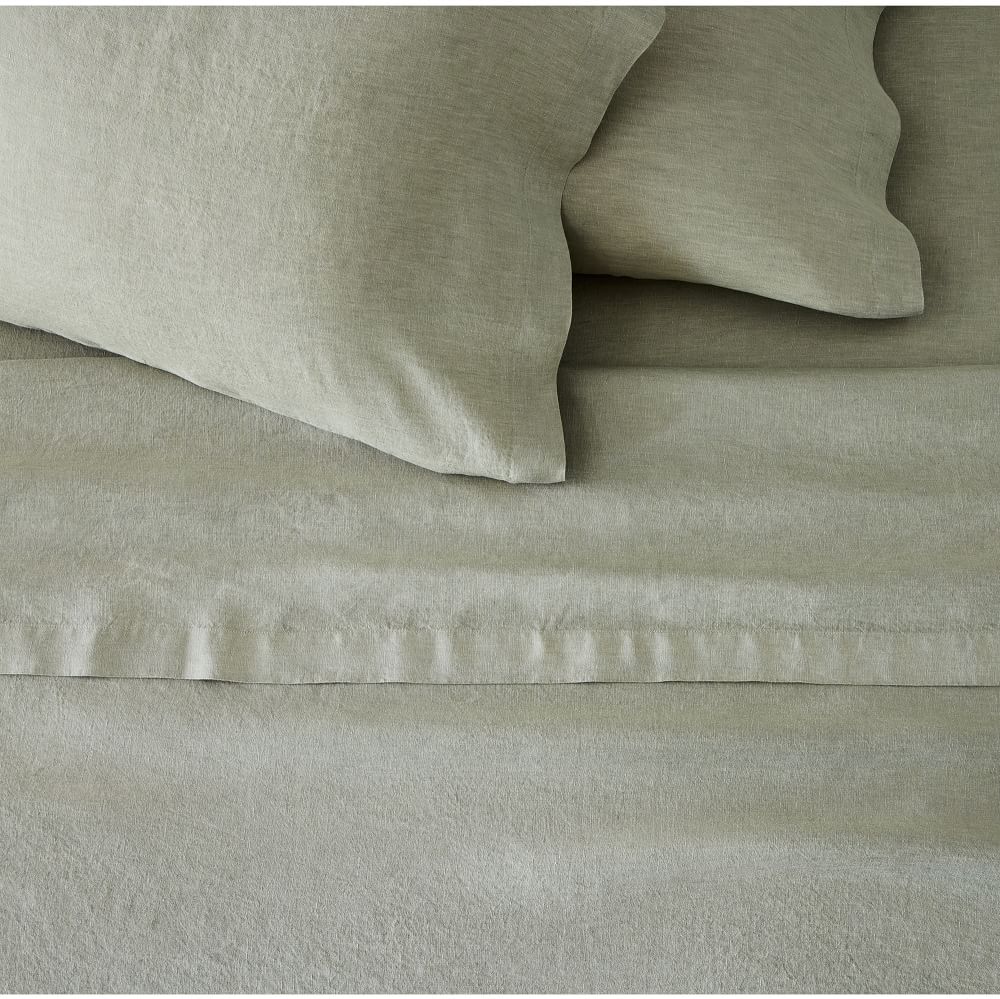 Belgian Flax Linen Sheet Set, Bed Sheets | West Elm
