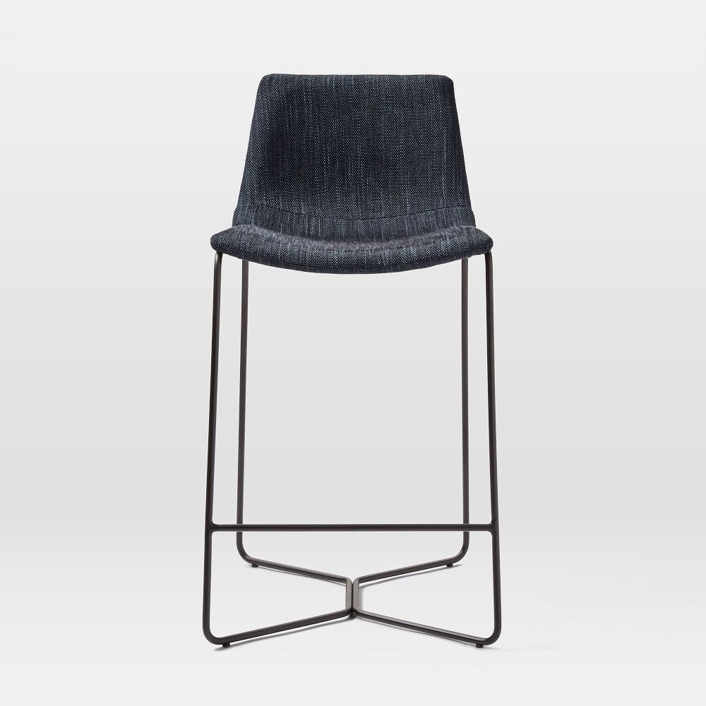 Slope Upholstered Bar & Counter Stools | West Elm