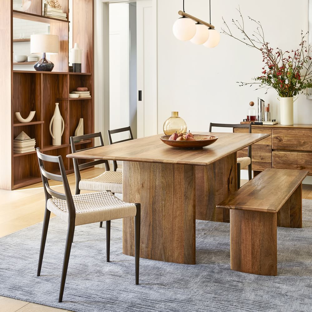 Anton Solid Wood Dining Bench (58"–106") | West Elm