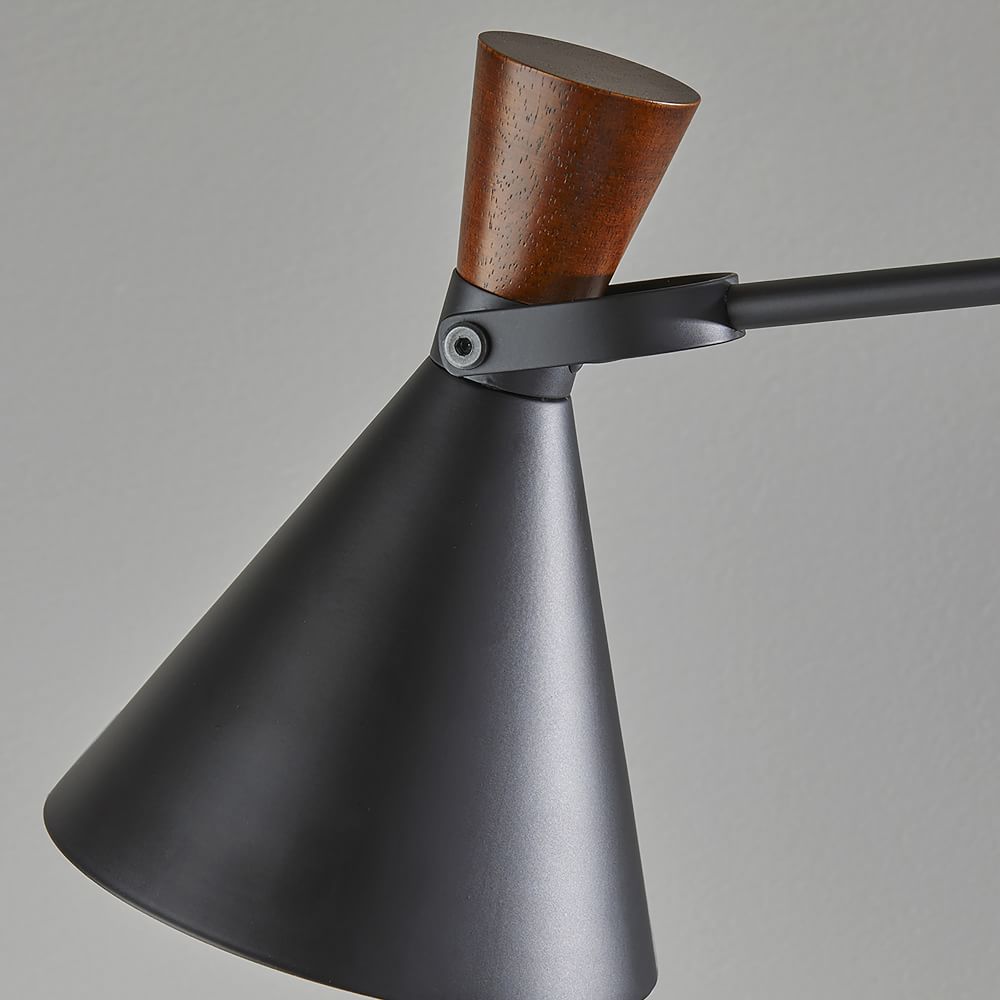 Walnut LED Task Floor Lamp | West Elm