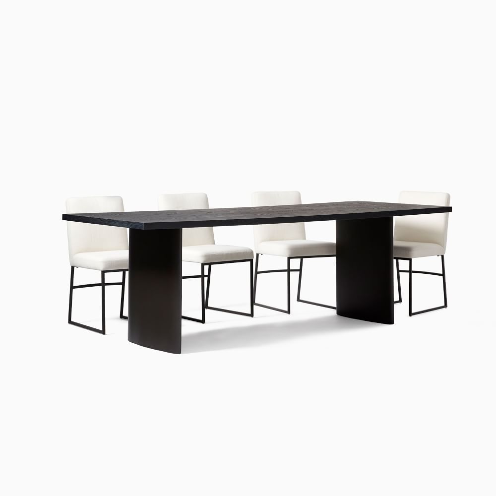 Campbell Plinth Dining Table (74", 94") | West Elm