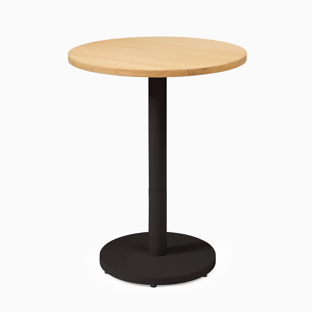 Small Wood Top Round Bistro Table - Sand | West Elm
